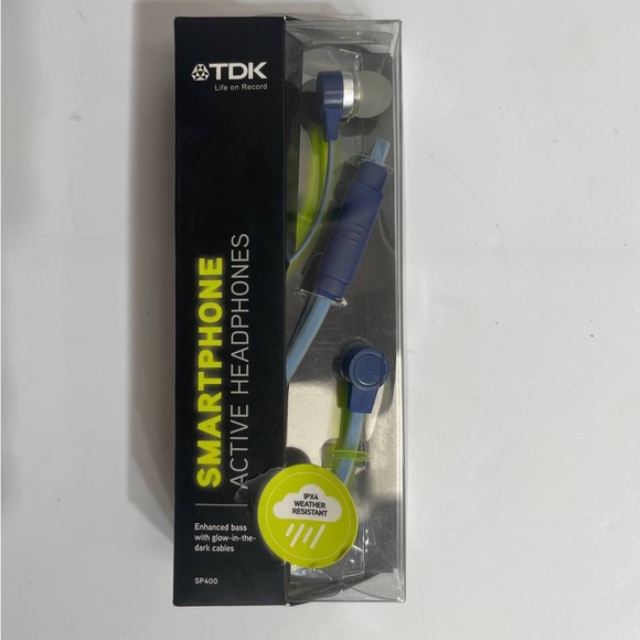 TDK | Headphones | New Tdk Sp40 Life On Record Glow In The Dark ...